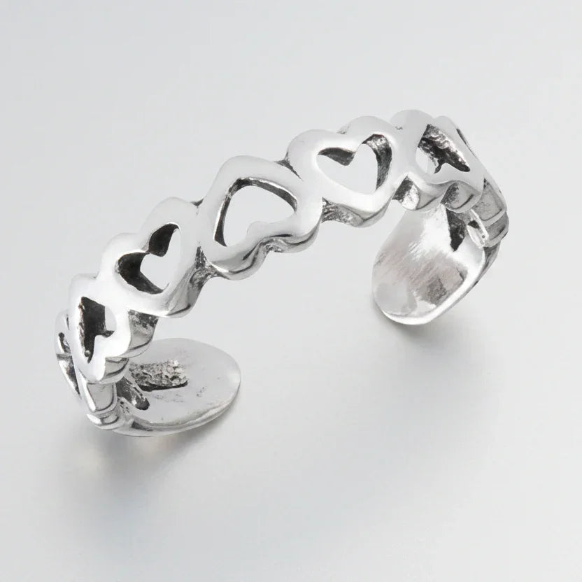 Multi Heart Toe Ring – Ladybugfeet Jewelry Designs